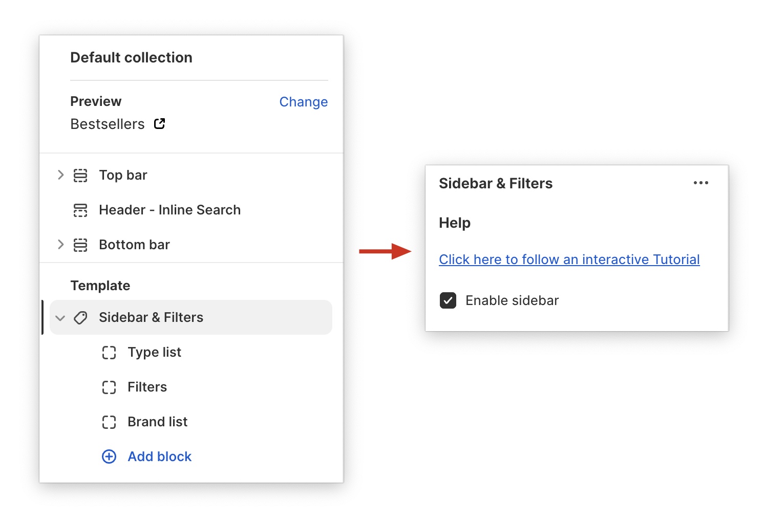 How to setup Sidebar & filters in Booster theme